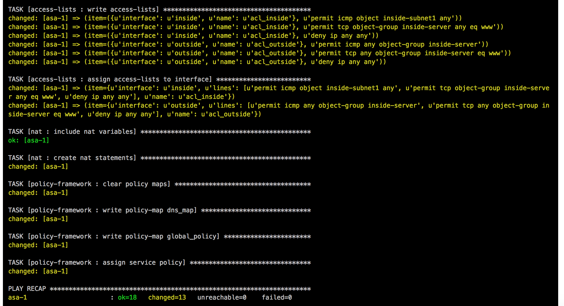 Ansible Playbook For Cisco Asav Firewall Topology