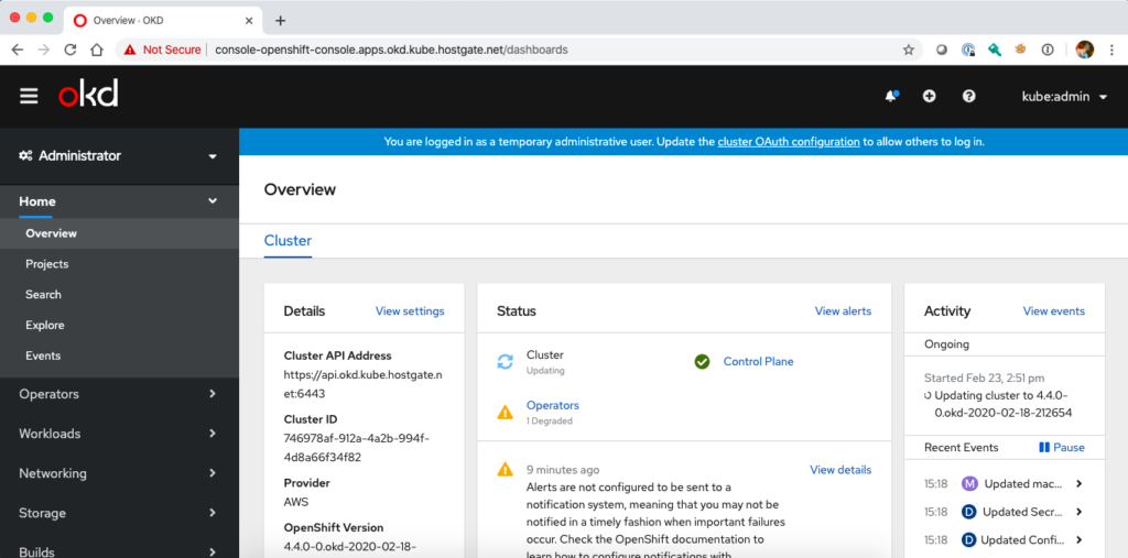 OpenShift / OKD 4.x Cluster Deployment using OpenShift Hive – techbloc.net